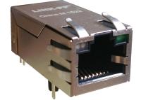 China HFJT1-1GPE-L72RL POE RJ45 Connector HFJT1-1GHPE-L11RL Gigabit Long Body Jack for sale