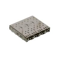 China 1658723-2 SFP Cage Assembly 1X4 Port 4GB/S Through Hole Press-Fit for sale