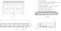 China 1761015-3 SFP Cage 1X6 Port 4GB/S No Lightpipes for sale