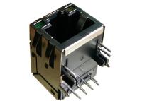 China MIC25113-0141 Magnetic RJ45 Jack  LAN-Übertrager WE-RJ45 LAN 10 / 100BaseT for sale