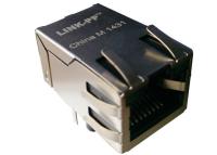 China MIC2511C-6131 Magnetic RJ45 Jack  LAN-Übertrager WE-RJ45 LAN 10 / 100BaseT for sale