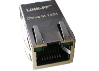 China MIC25111-0110 Magnetic RJ45 Jack  LAN-Übertrager WE-RJ45 LAN 10 / 100BaseT for sale