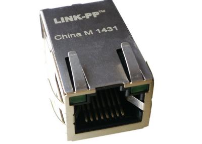 China MIC25111-0110 Magnetic RJ45 Jack  LAN-Übertrager WE-RJ45 LAN 10 / 100BaseT for sale