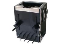 China MIC24010-0104 Magnetic RJ45 Jack MIC24010-5137 Integrated 100Mbps Filter for sale