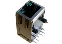 China MIC24111-0101 Magjack Rj45 MIC24112-0101 Tab-up With Integrated 100Mbps Filter for sale