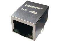 China MIC24211-5101 Magnetic RJ45 Jack MIC24212-5104 Integrated 100Mbps Filter for sale
