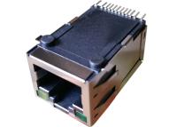 China MIC24020-5101W-LF3 SMT RJ45 Connector / Low Profile MIC24120-5101R-LF3 for sale