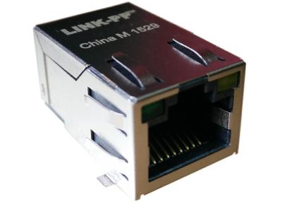 China MIC24122-5101W-LF3 SMT RJ45 Connector , Integrated Jack MIC2412A-5108W-LF3 for sale