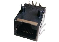 China L811-1X1T-06-F Conn Magjack 1Port 100 Base-T RJ45 Shielded, EMI Finger Down for sale