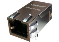China 0826-1XX1-46-F Gigabit Conn Magjack 1Port 1000 Base-T RJ45 Shielded Tab-Up for sale
