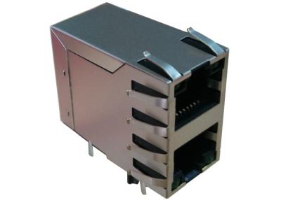 China 10/100Base-T Stacked DU1T301A3 / DU1T301B3 Rj45 2x1 Magnetics RJ45 Modular Jack for sale
