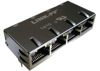 China KLU4S041C LF / KLU4S041X LF Multi-port RJ45 1x4 Integrated 10/100Base-T Magnetic for sale