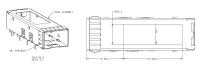 China 2007194-2 SFP+ Cage Connector 1x1 Port 16 GB/S Through Hole Press-Fit for sale
