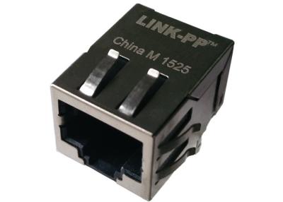 China PTC1111-90 RJ45 Jack With Magnetic module LAN 10/100BASE T Non-Shield for sale