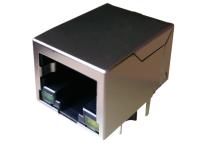 China 101110F9162M442ZA RJ45 Jack With Magnetic module LAN 10/100BASE T Non-Shield for sale