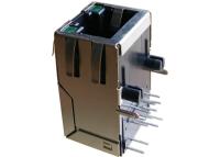 China RJTX-18FX-XNRX-06 Single Port Rj45 Connector With Integrated Magnetics for sale