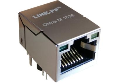 China 509021039 Single Port Rj45 Connector With Integrated 10/100 Lan Tab-Up for sale