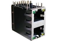 China XRJH-211-D1D-170 2x Stacked RJ45 8P8C LAN-Übertrager WE-RJ45LAN 10/100BaseT for sale