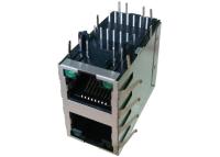 China XRJH-21C-1-D1D-170 2x Stacked RJ45 8P8C LAN-Übertrager WE-RJ45LAN 10/100BaseT for sale