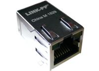 China RJSL-004TC1 Surface Mount Rj45 Connector 10/100Base-T Female PCb Jack for sale