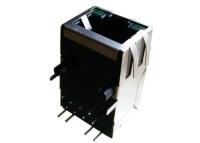 China XRJH-01D-4-E14-371-QUA Single Port Rj45 jack With Integrated Magnetics 10/100M for sale