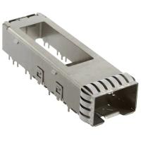 China 2057021-1 SFP+ Cage 1x1 Port 16 GB/S Shielded Through Hole  Press Fit for sale