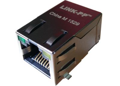 China RJMG168129101GR Surface Mount Rjmag 10/100 SMD Rj45 Connector Shield With R&C for sale