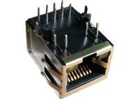 China RB1-245BAD1A Magnetic Rj45 Integrated 10/100 Lan Tab Down Through Hole for sale