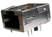 China RJ45 Modjack ULTra Low Profile Right Angle , Top Entry SMT Jacks 4/4 6/6 , 8/8 for sale