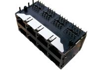 China 85727-1002 Stacked RJ45 85727-1003 2X4 Gigabit Magnetic Jack  85727-1001 Molex for sale