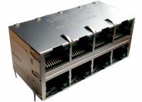 China Rj45 Stacked Connectors 85727-1012 Gigabit 2x4 Molex Rj45 ModJack 85727-1013 for sale