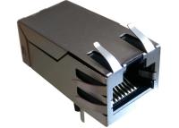 China 0813-1X1T-43 Gigabit Lan Magnetic RJ45 Jack 10/100/1000Base-T Ethernet Magnetics for sale
