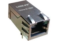 China 0826-1AX1-47 RJ45 Magnetic Jack Dual Stuff Option Ethernet 10/100Mbps Female for sale