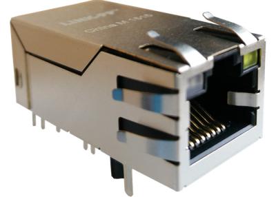 China 0826-1G1T-23 Gigabit RJ45 Magnetic Jack Extended Temp 1000base t connector Rj45 for sale