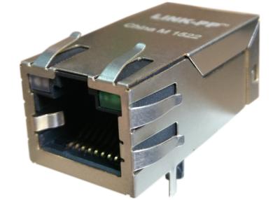 China 0826-1XX1-46 Gigabit Magnetic 10Pin Config Female Jack 1000base t Connector Rj45 for sale