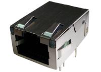 China 1368398-4 Low-Profile RJ45 Jack Gigabit Tab-up 10/100/1000 Magnetics 1368398-5 for sale