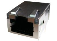 China 1368398-4 Low-Profile RJ45 Jack Gigabit Tab-up 10/100/1000 Magnetics 1368398-5 for sale