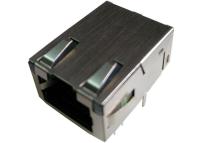 China 1368398-6 Low Profile Rj45 PCB Gigabit Tab-up 10/100/1000 Magnetics 1368398-7 for sale