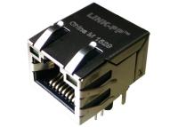 China 6605706-6 Magnetic RJ45 Jack 10/100Base-T 6605706-7 Female Rj45 jack Shielded for sale