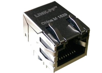 China 5-6605706-5 Magnetic RJ45 Jack 10/100Base-T 5-6605706-6 Female Rj45 Shielded for sale