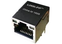 China 1840710-1 Magnetic RJ45 Jack 10/100/1000Base-T Female Rj45 jack Shielded for sale