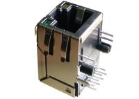 China 1840710-5 Magnetic RJ45 Connector Gigabit Female Rj45 jack Shielded 1-1840710-3 for sale