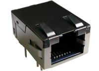 China 1840718-8 Low-Profile RJ45 Jack Rj45 PCB Gigabit Tab-up 10/100/1000 Magnetics for sale