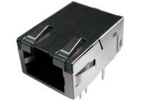 China 1840718-2 Low Profile TE Magjack Rj45 PCB Gigabit Tab-up 10/100/1000 Magnetics for sale