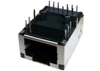 China 1840718-5 Low Profile TE Magjack Rj45 PCB Gigabit 10/100/1000 Lan Jack 1840718-6 for sale
