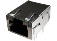 China 1840718-4 Low-Profile RJ45 Jack PCB Gigabit 10/100/1000 Lan Jack 1-1840718-1 for sale