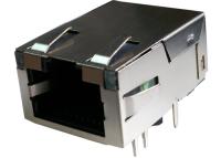 China 1840718-1 Low-Profile RJ45 Jack PCB Gigabit 10/100/1000 Lan Magnetic 1-1840718-0 for sale