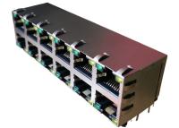 China 1840257-3 Rj45 StackedConnectors 2x6 10/100/1000Base-T Magnetic1840257-4 for sale
