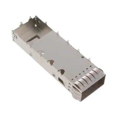 China 2170703-1 QSFP28 Cage 1x1 Port 28 Gb/S Press Fit Active Status for sale