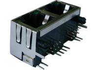 China 615008137121 Modular Jack shielded Right Angle 615024149521 Rj-45 Ethernet Port for sale